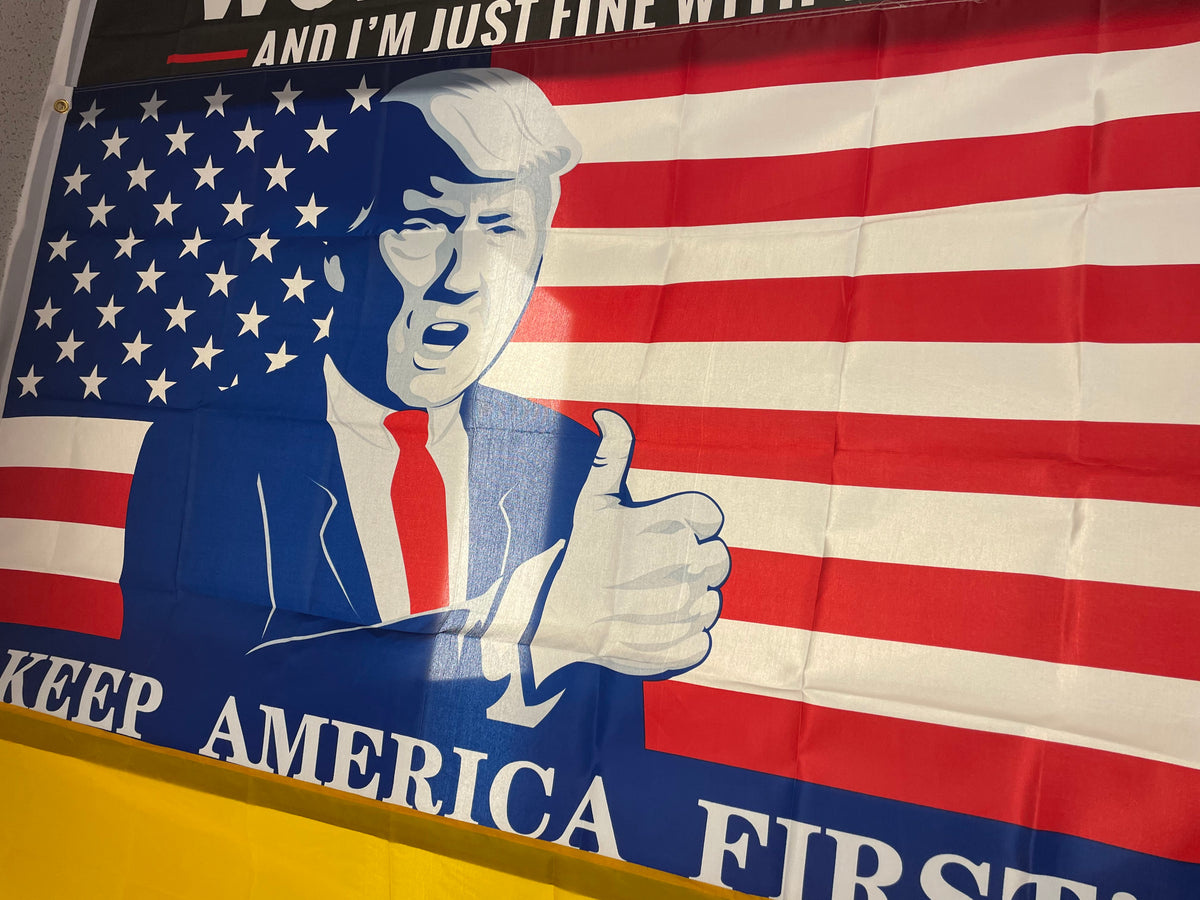 3x5' "Keep America First/Trump" Flag – Trump Store of Panama City